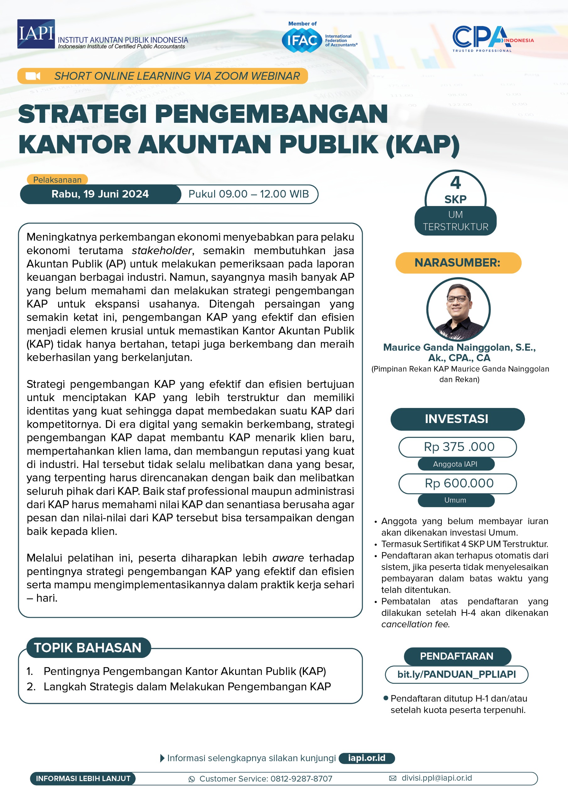 Jadwal Pelatihan IAPI – IAPI