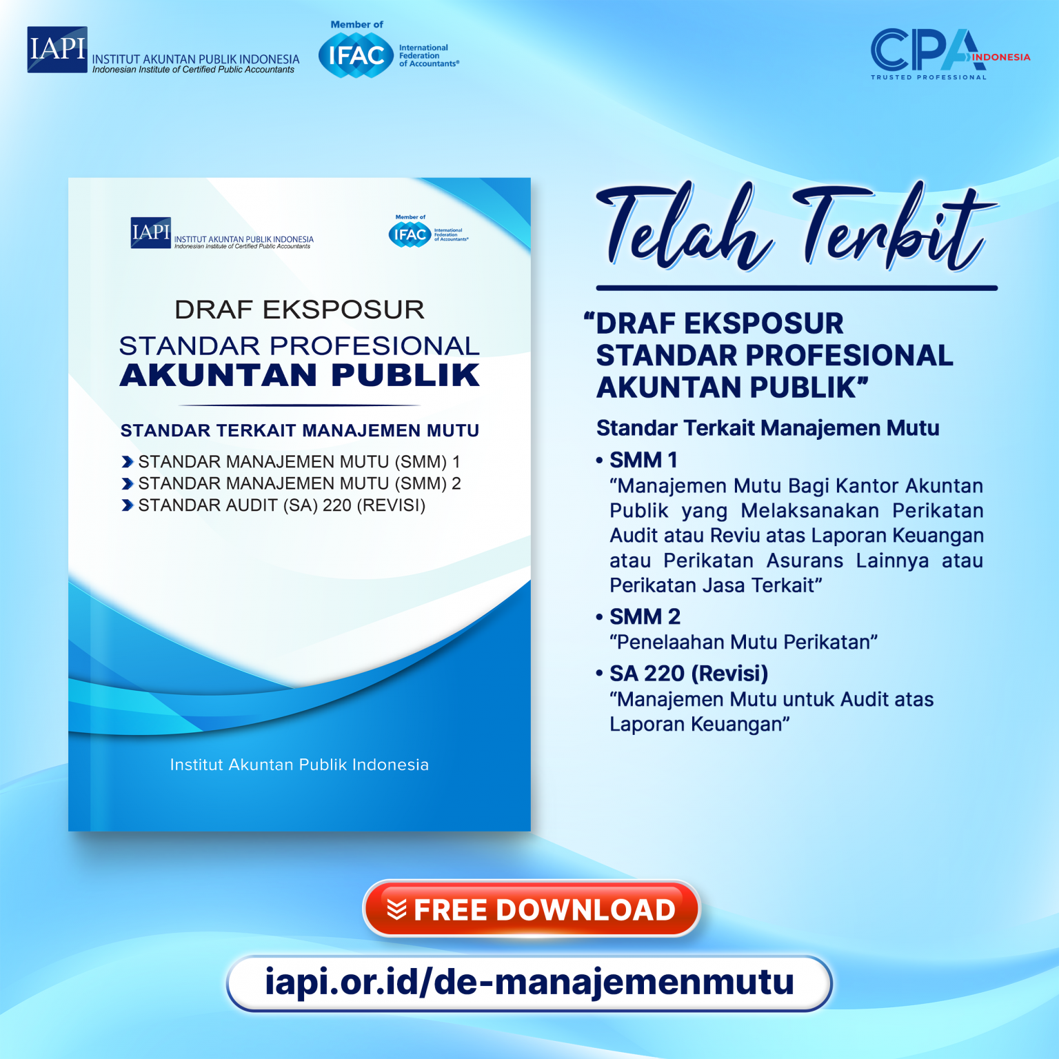 DE Manajemen Mutu – IAPI