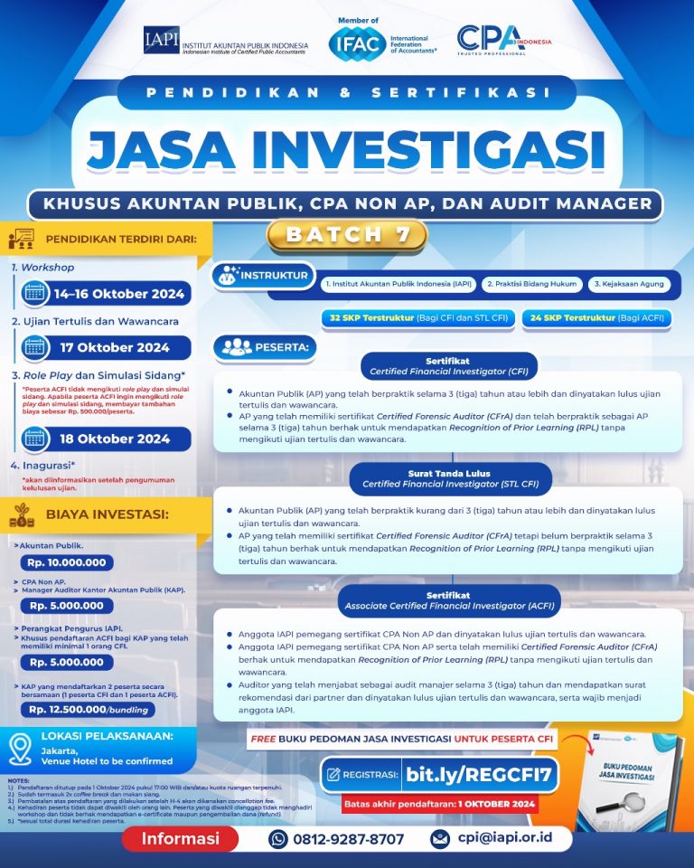 Certified Financial Investigator – IAPI